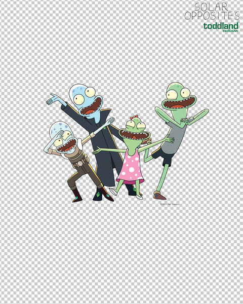 Solar Opposites - Singing Clear Die Cut Sticker – basekamp / toddland
