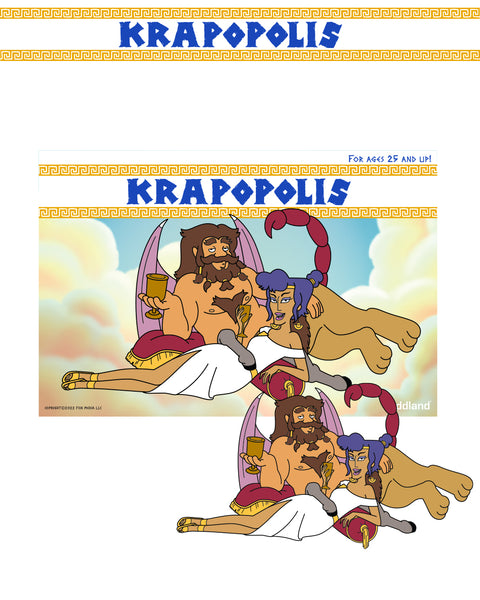 Krapopolis - Deliria and Shlub hard enamel pin – basekamp / toddland